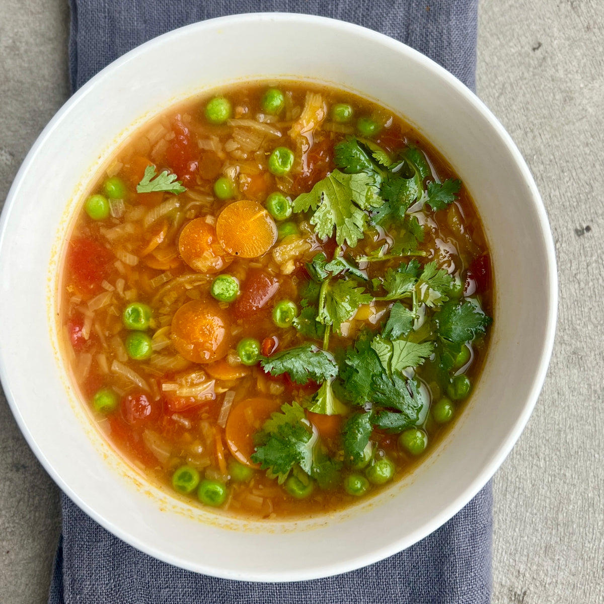 Quick Lentil Vegetable Soup