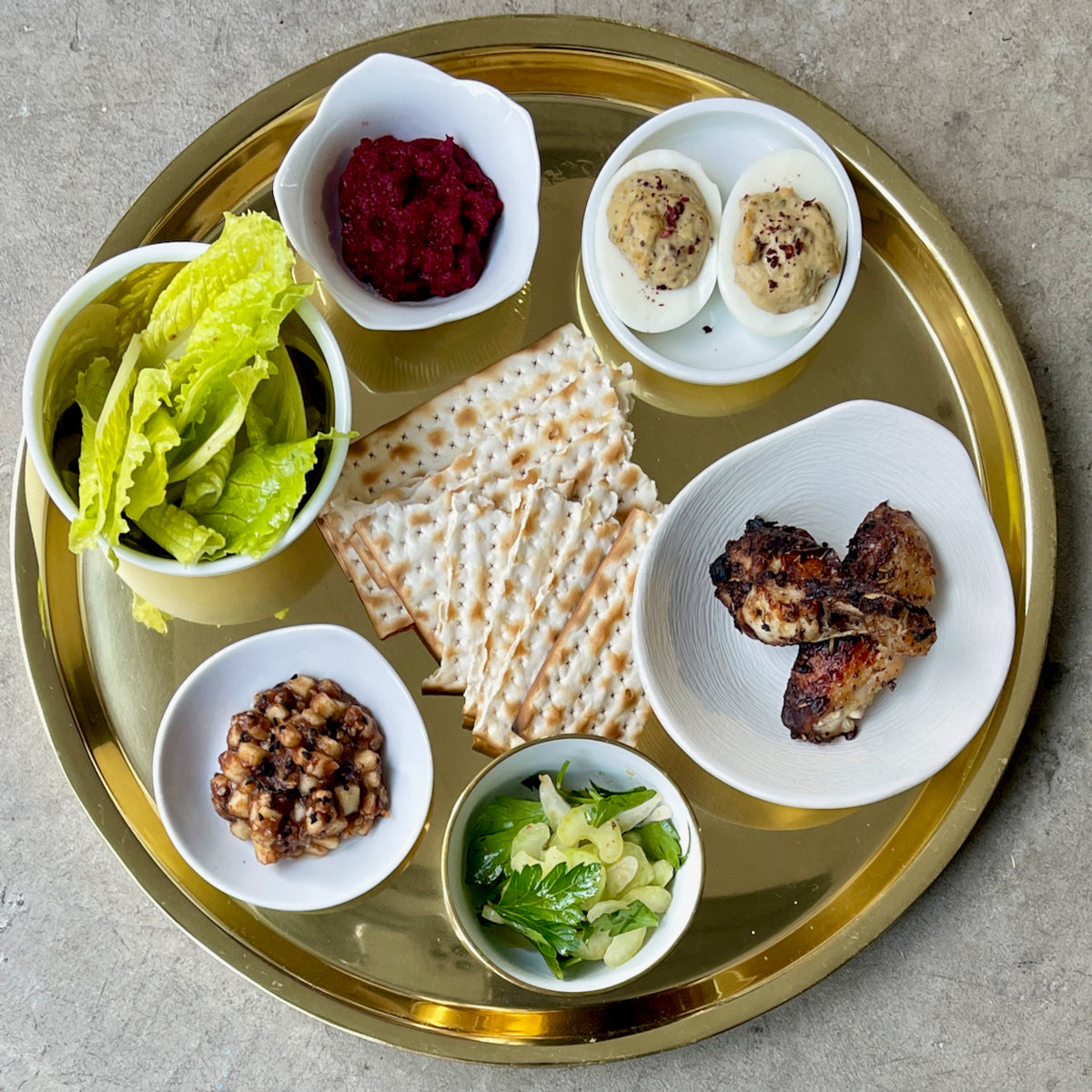 The Edible Seder Plate